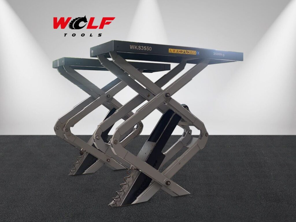 Wolf P436C Parkeerlift 4 koloms hefbrug 3600 kg COMPACTE UITVOERING — Wolf Tools