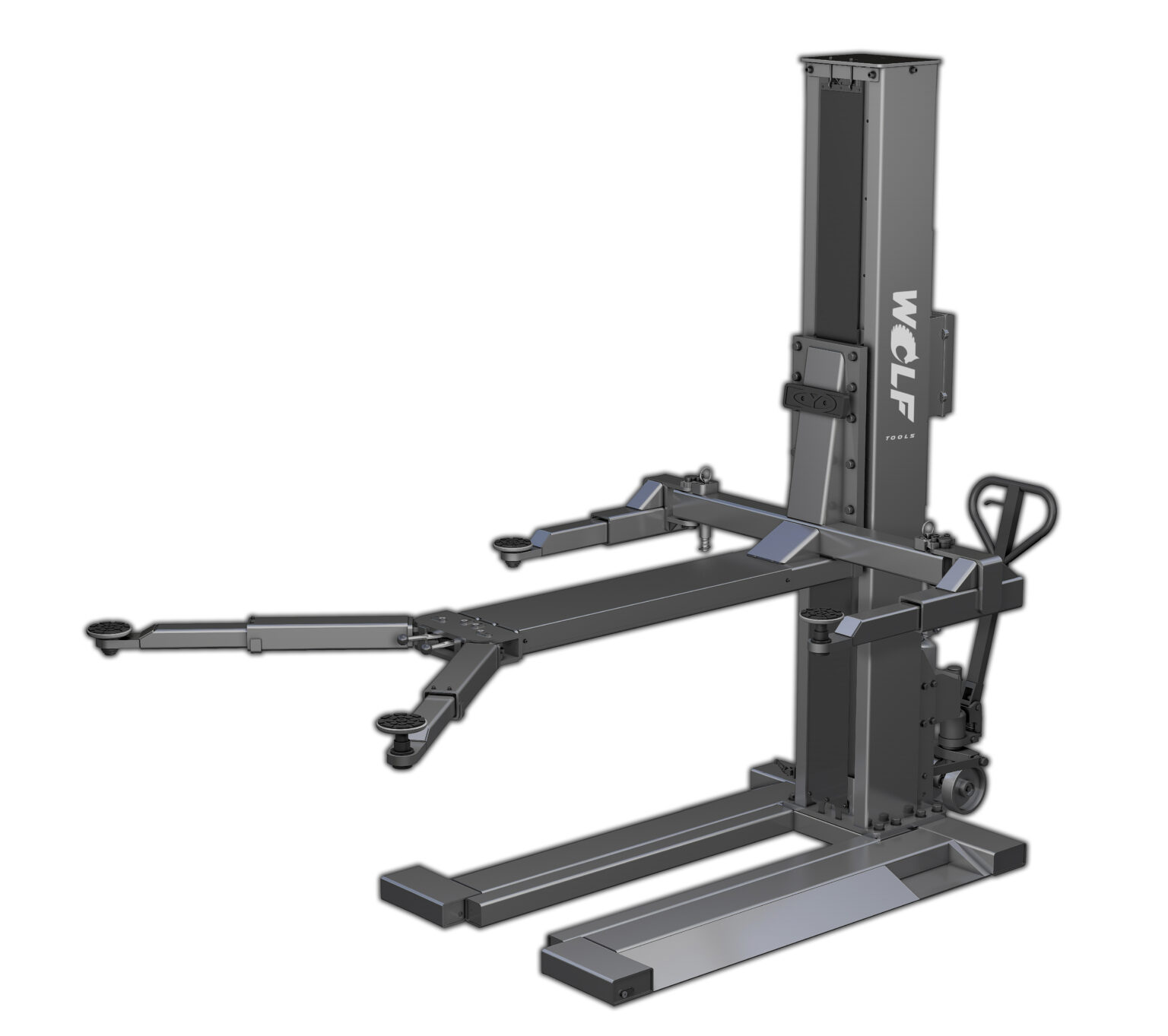 Wolf WL125 Mobile 220 Volt parkeerlift. — Wolf Tools